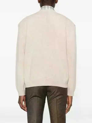 Maison Kitsuné Fox-patch Crew-neck Sweater