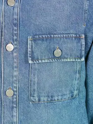 Jacob Cohen Faded Effect Denim Shirt Jacket