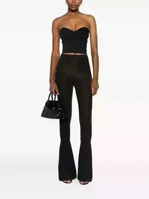 MEDEEA High-waisted Flared Trousers
