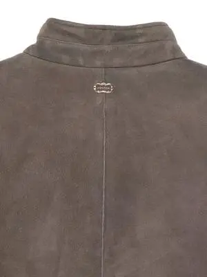 Agnona Buttoned Shearling Jacket