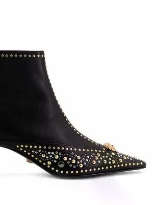 Versace La Medusa Studded Ankle Boots
