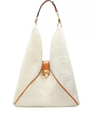 Ermanno Scervino Dudu Shearling Shoulder Bag