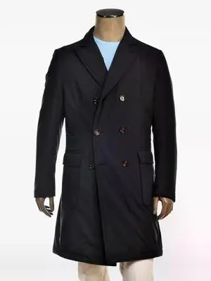 Kiton Double-breasted Raincoat