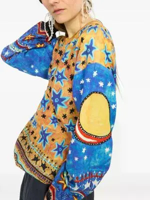 ANNTIAN Star-flower Wool Sweater