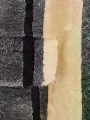 Prada Striped Fur Coat