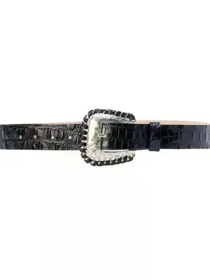 L'Agence Brisa Croc-effect Belt