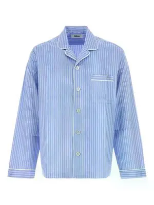 TEKLA Embroidered Striped Shirt