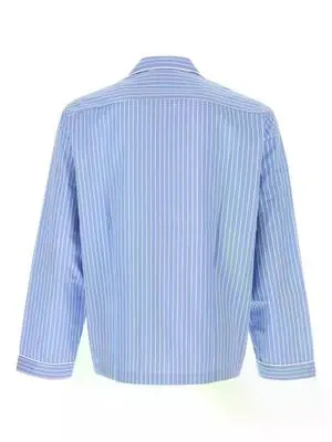 TEKLA Embroidered Striped Shirt