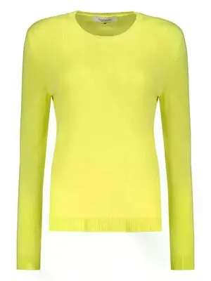 Valentino Garavani Crew-neck Sweater - Yellow