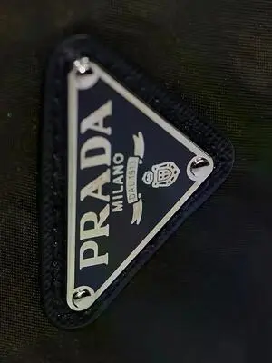 Prada Logo-plaque Backpack - Green