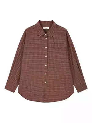 STUDIO TOMBOY Checked Shirt - Brown