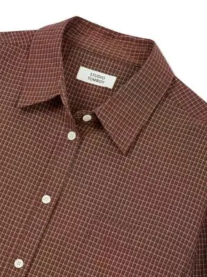 STUDIO TOMBOY Checked Shirt - Brown