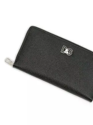 Dolce & Gabbana Logo Zip Around Wallet