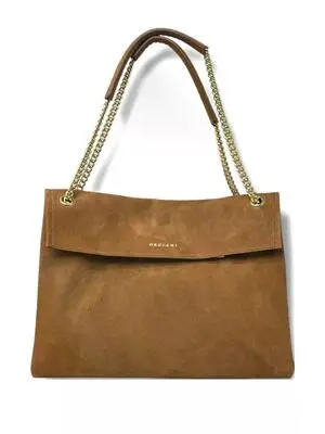 Orciani Venus Leather Shoulder Bag - Brown