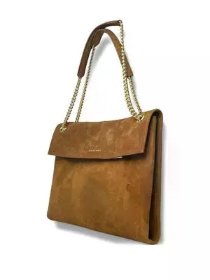 Orciani Venus Leather Shoulder Bag - Brown
