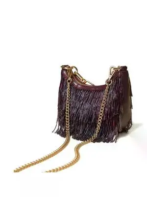 TWINSET Coissant Fringe Chain Shoulder Bag
