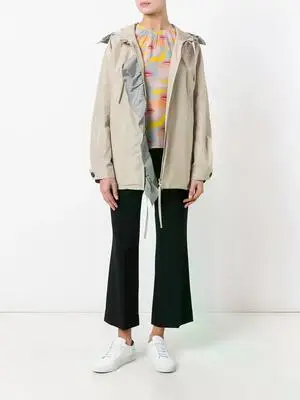 Prada Hooded Belted Jacket