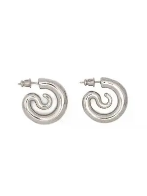PANCONESI Spiral Earrings - Silver
