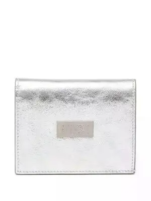 MAISON MARGIELA Single-stitch Logo Wallet - Silver