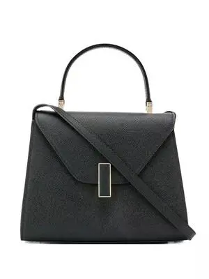 VALEXTRA Small Clasp Tote Bag - Black