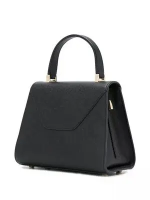 VALEXTRA Small Clasp Tote Bag - Black