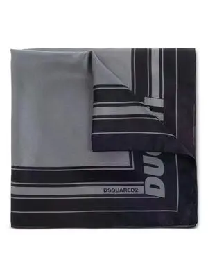 Dsquared2 X Ducati Logo Scarf - Grey