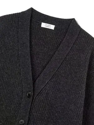 STUDIO TOMBOY Ribbed-knit Cardigan - Grey