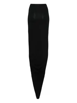 Rick Owens Ruched Midi Skirt