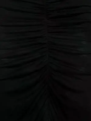 Rick Owens Ruched Midi Skirt
