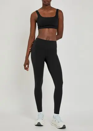 Vuori Alltheform Stretch-jersey Leggings - Black