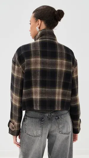 Veronica Beard Bateman Plaid Jacket - Black Multi