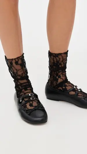 STEMS Cassie Lace Crew Socks Set Of Three