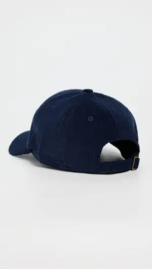 STATE & LAKE Logo Corduroy Cap - Navy