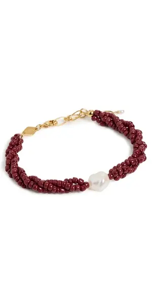Anni Lu Rodeo Bracelet Deep Burgundy