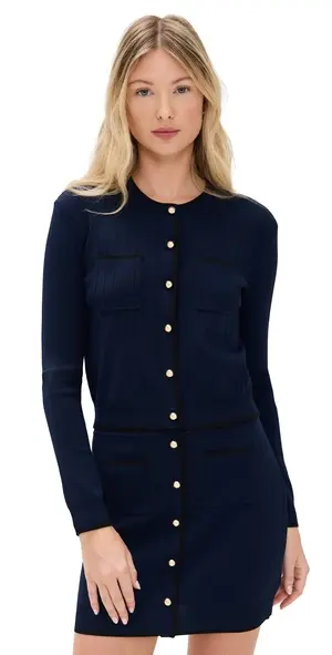 LE BOP Diana Cardigan - Navy