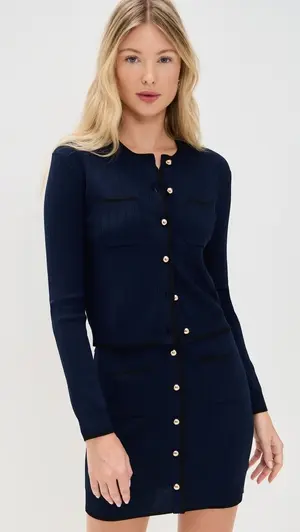 LE BOP Diana Cardigan - Navy