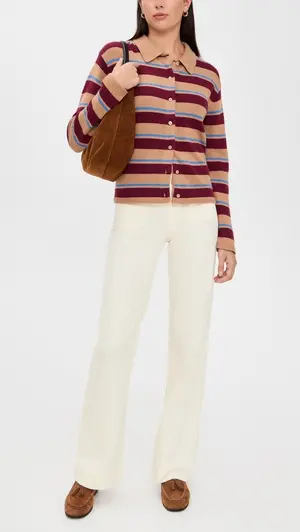 Faherty Brand Stretch Terry Corduroy Patch Pocket Trousers