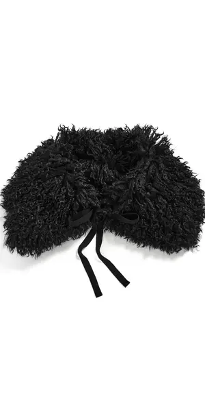 Apparis Eliza Shearling Collar - Noir