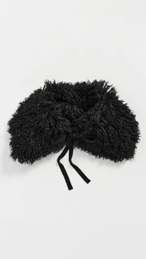 Apparis Eliza Shearling Collar - Noir