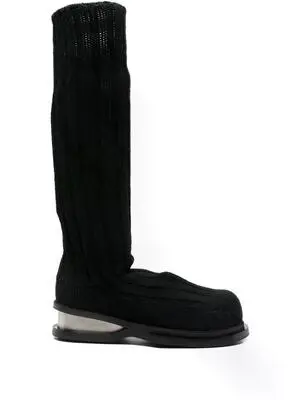 EGONLAB Ribbed Knit Boots