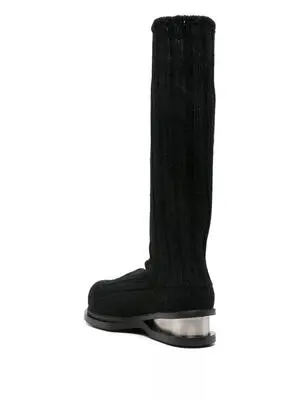 EGONLAB Ribbed Knit Boots