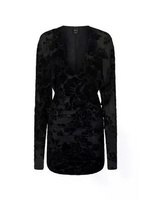 Pinko Floral-pattern Dress - Black