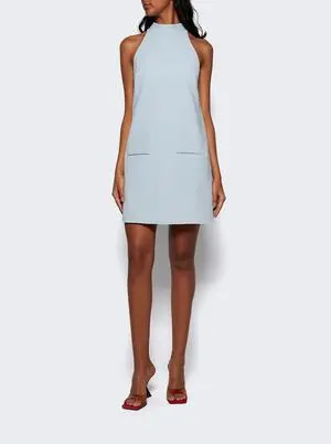COURRÃ¨GES Heritage Crepe A-line Mini Dress