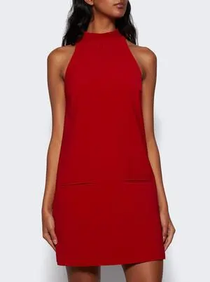 COURRÃ¨GES Heritage Crepe A-line Mini Dress