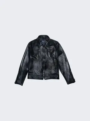 UNITED RIVERS Chesapeake River Leather Jacket Black