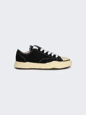 Mihara Yasuhiro Peterson Og Sole Canvas Low-top Sneakers - Black