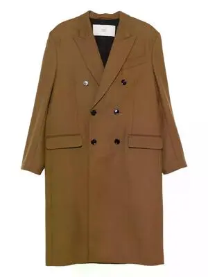 Ami Double Breasted Coats For Men