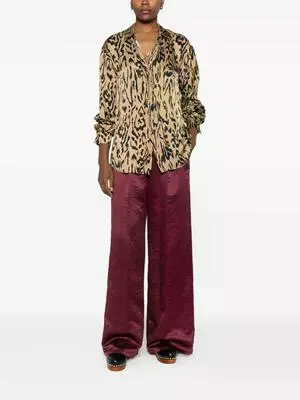 FORTE_FORTE Animal-print Shirt