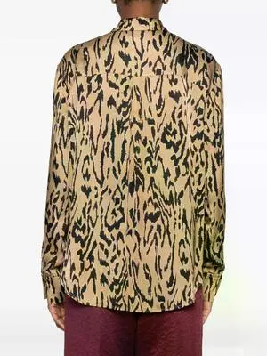 FORTE_FORTE Animal-print Shirt