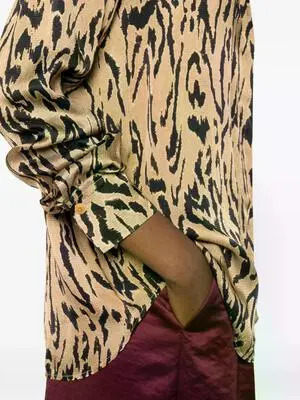 FORTE_FORTE Animal-print Shirt